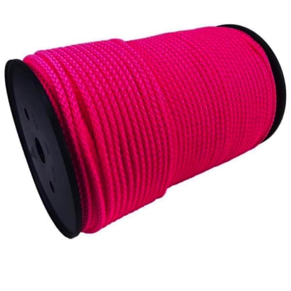 Pink Braided Polypropylene Tie Down Rope – Decking Rope Fittings