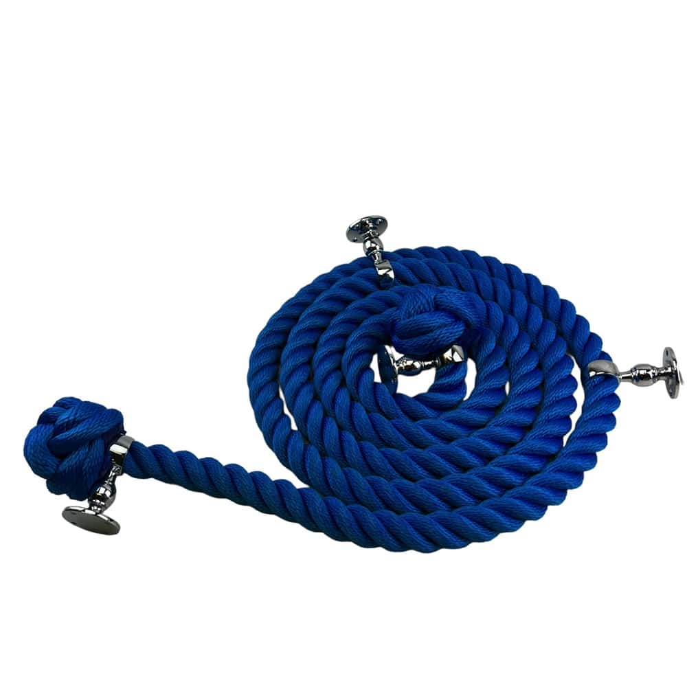 Synthetic Royal Blue Outdoor Handrail Rope | Handmade | Fast Delivery ...