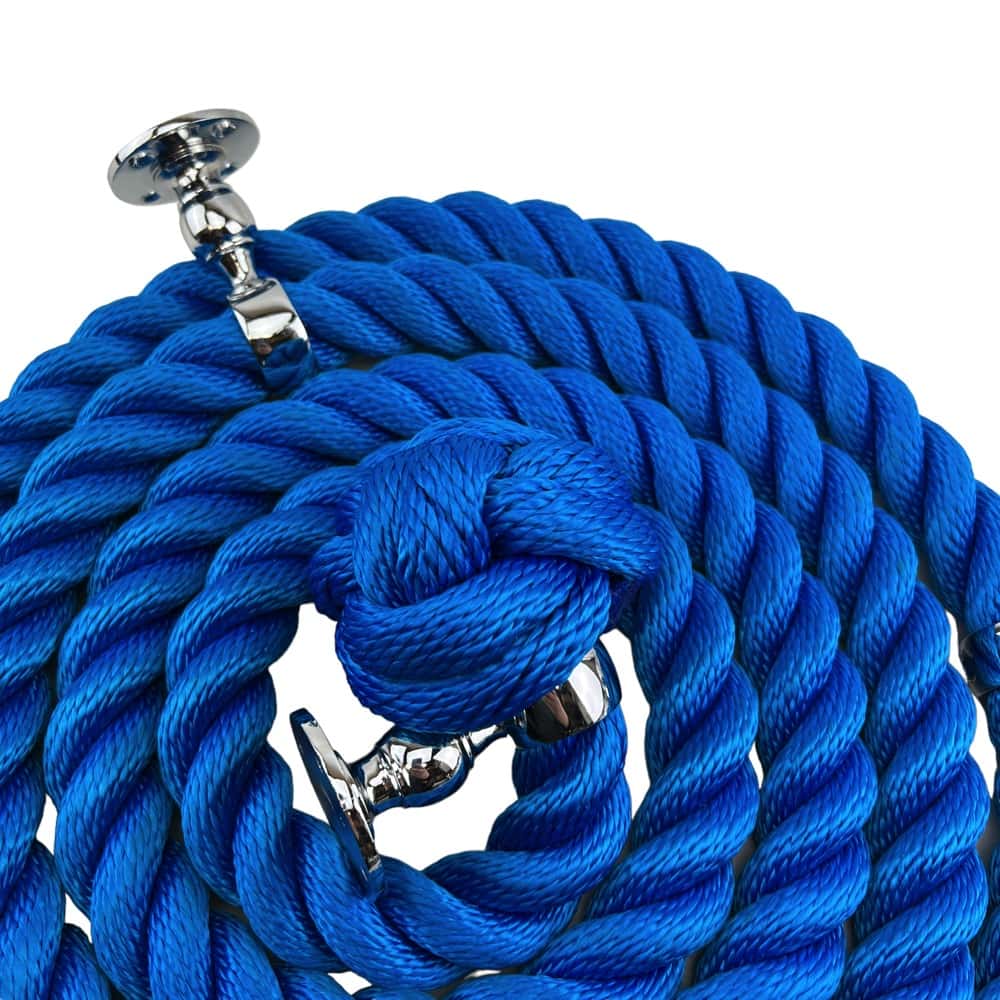 Synthetic Royal Blue Outdoor Handrail Rope | Handmade | Fast Delivery ...